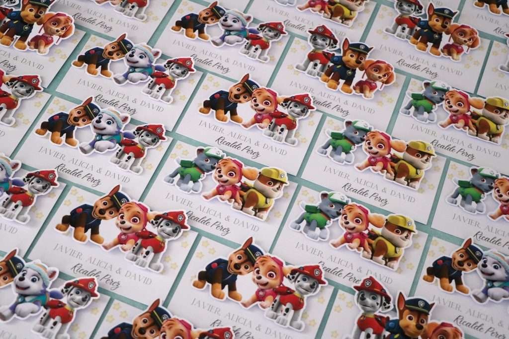 12 Tags Paw Patrol - Tag Studio